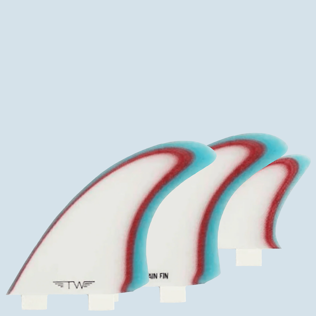 Captain Fin Tyler Warren Especial Twin Fin+Trailer Set blue (Two Tab ...