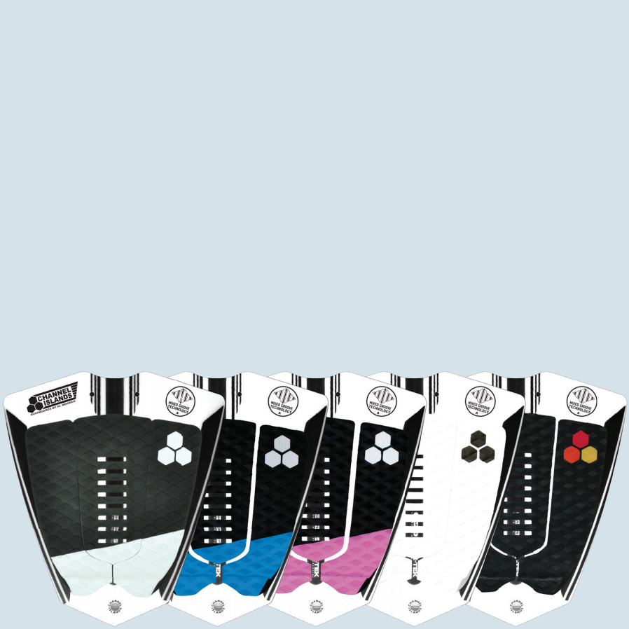 Channel Islands Mixed Groove 3 Piece Arch Pad (white) – Frittboards