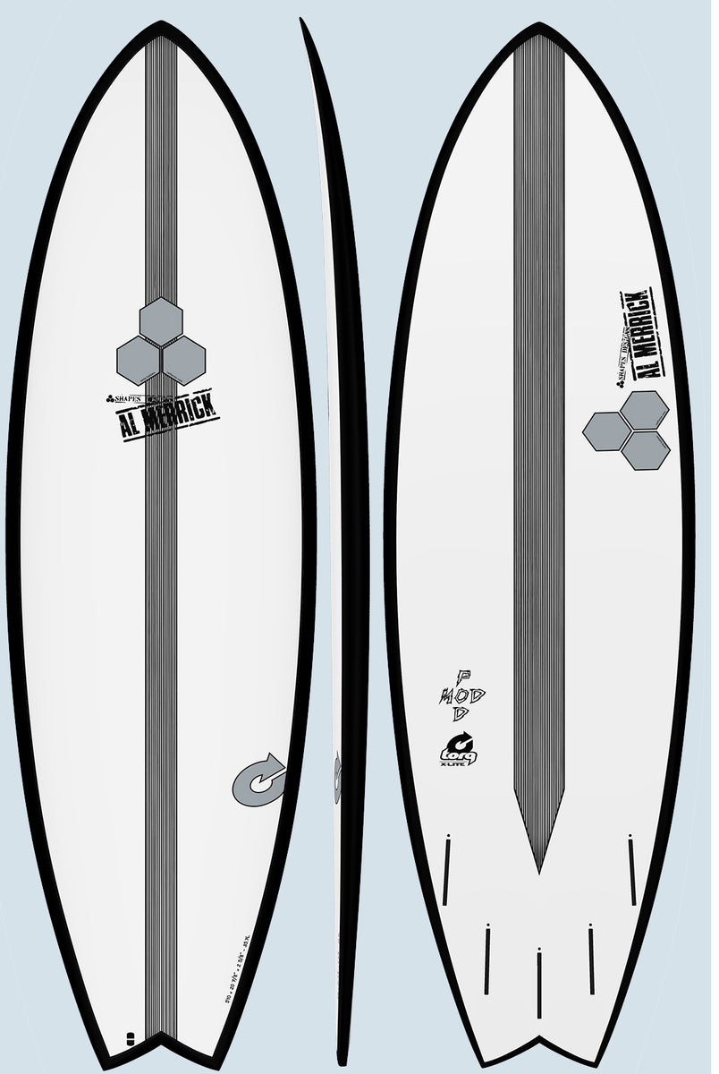 Torq X-Lite Channel Islands Pod Mod (Black Rails) – Frittboards