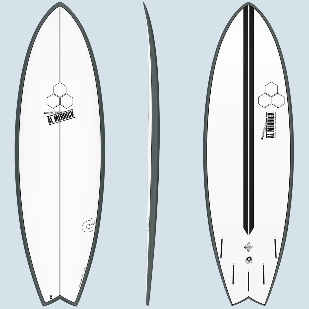 Torq X-Lite Channel Islands Pod Mod (Graphite Rails) – Frittboards